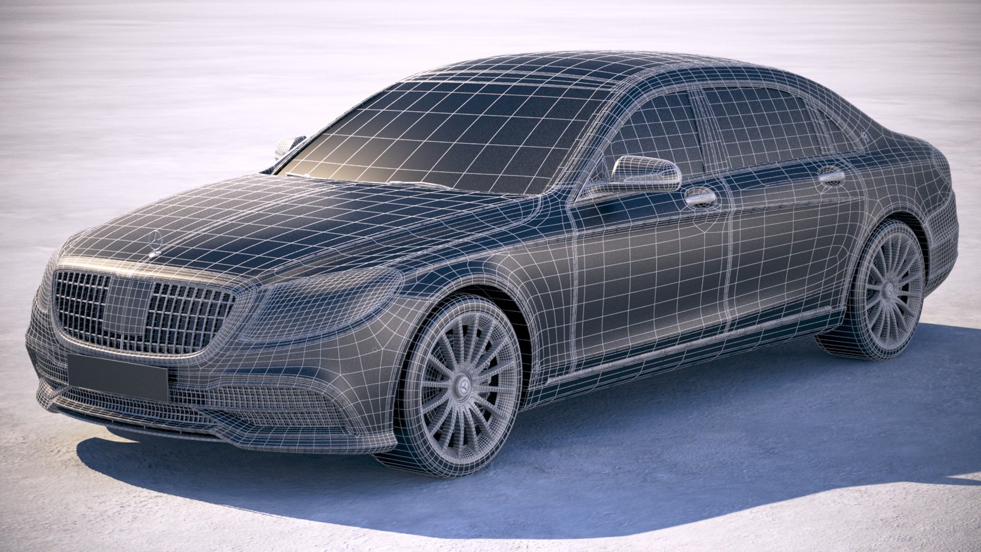 Mercedes Maybach 2019 3D - TurboSquid 1256297