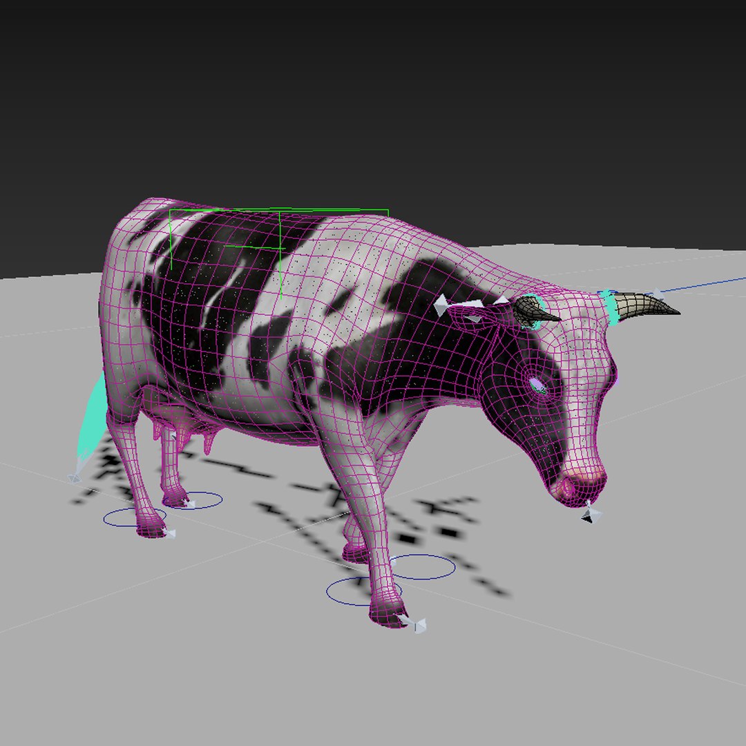 Cow Rigged 3D Model - TurboSquid 1175921