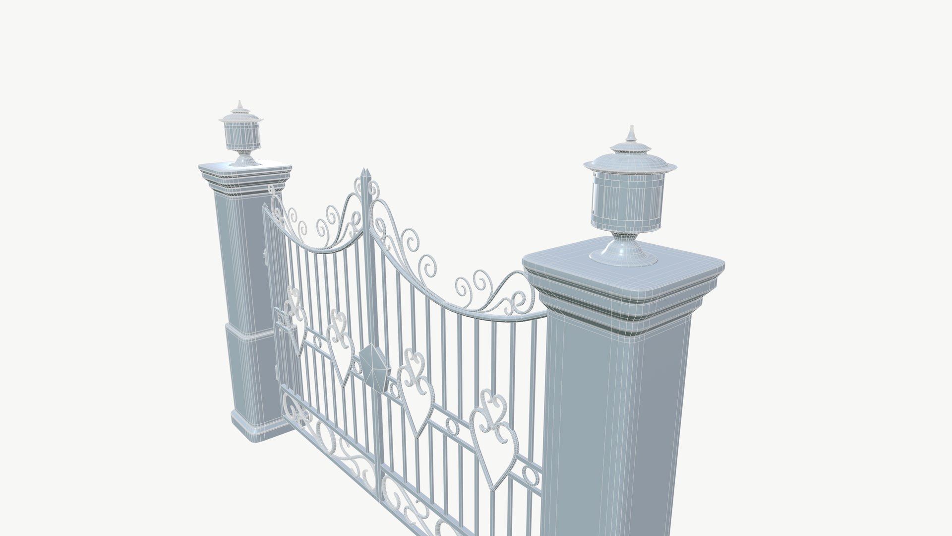 3D Model Old Gate - TurboSquid 2293462