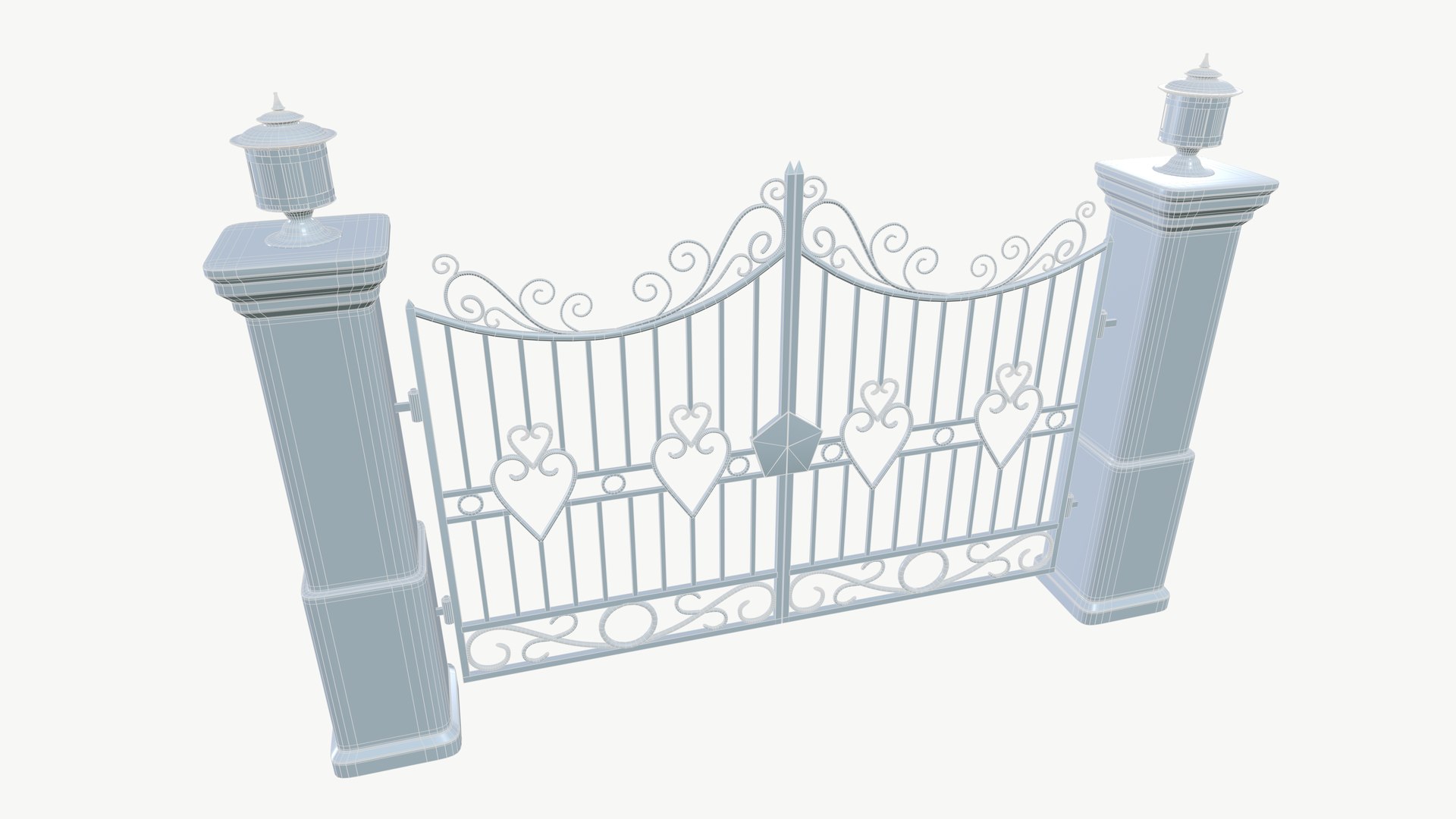 3D Model Old Gate - TurboSquid 2293462