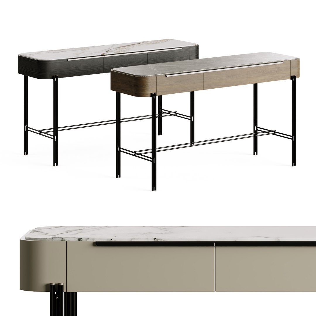 Praddy Console Bamboo NT077 Model - TurboSquid 1958344