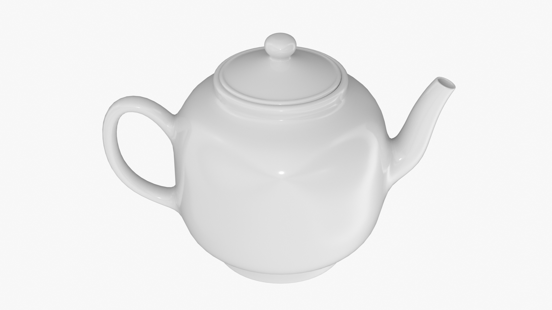 3D Porcelain Teapot Model - TurboSquid 2192066