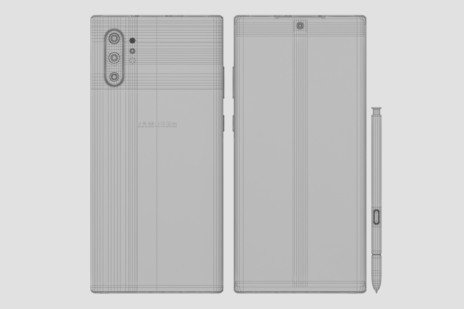3D model samsung galaxy note 10 - TurboSquid 1429678