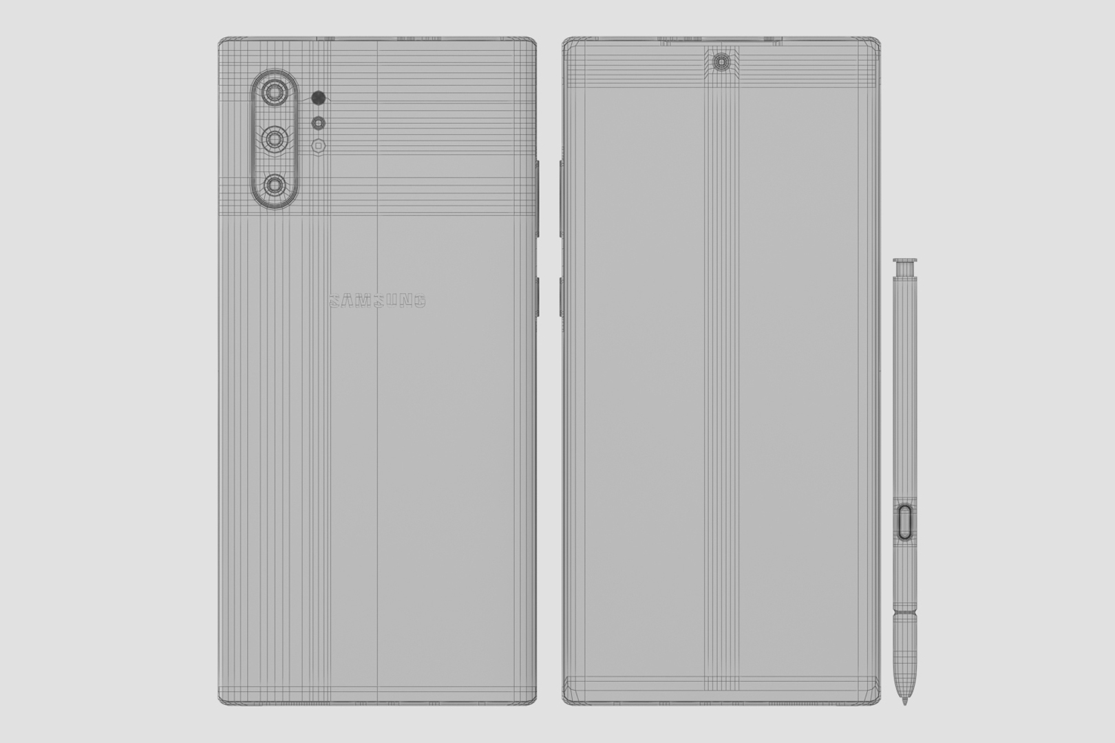 3D model samsung galaxy note 10 - TurboSquid 1429678
