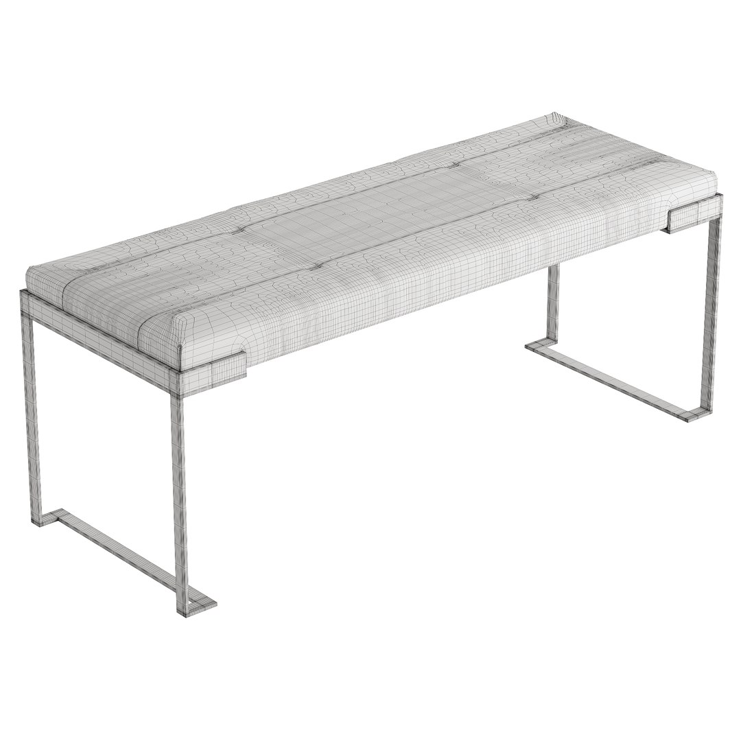 3D Model Fendi Aura Bench - TurboSquid 1892819
