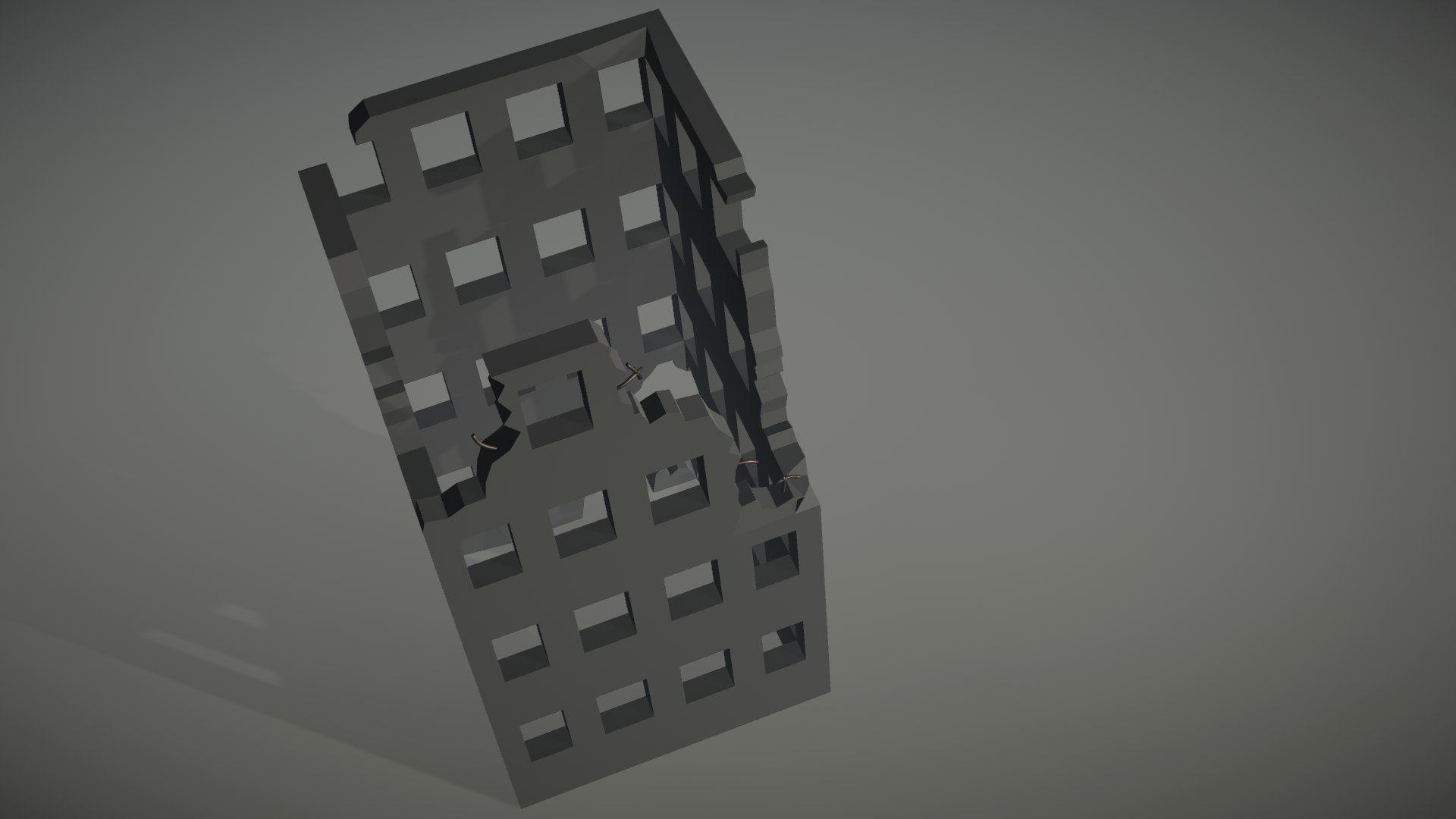 Building destroyed 3D model - TurboSquid 1669034