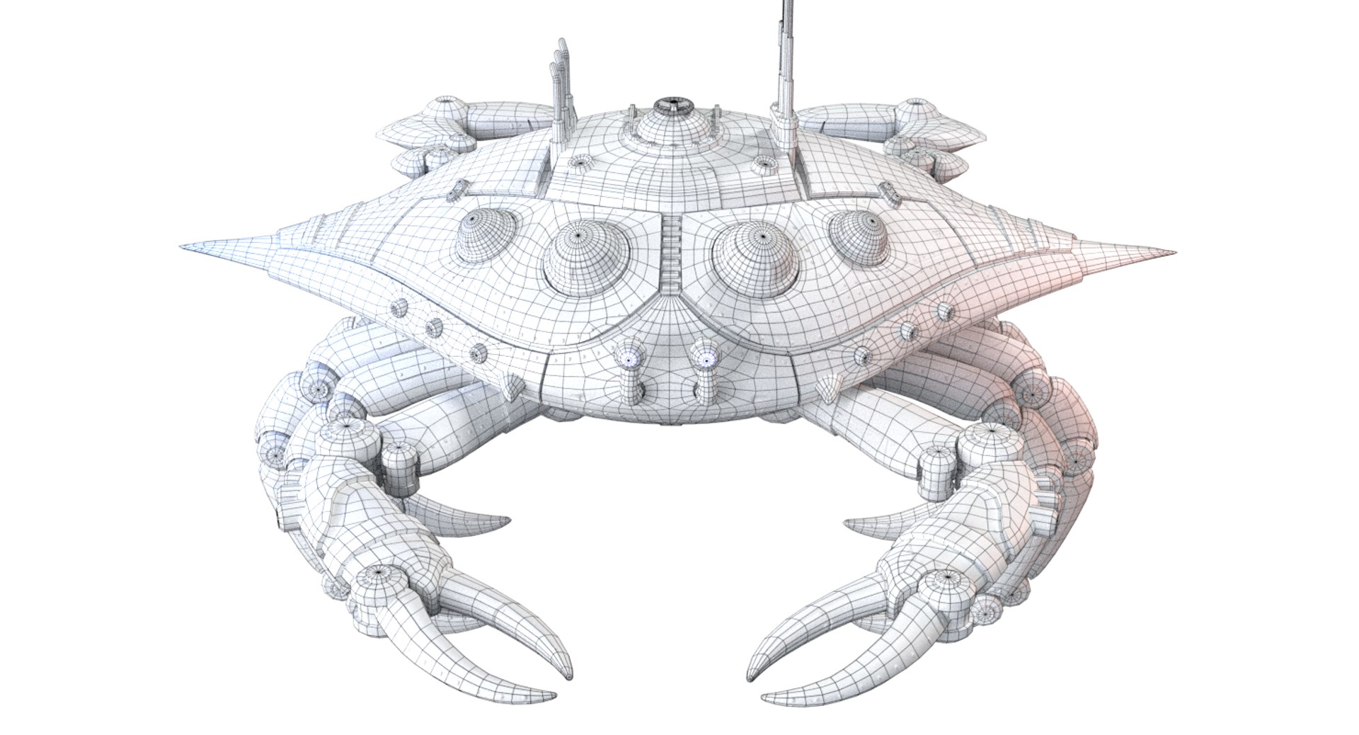 3D Submarine Mechanical Crab - TurboSquid 1421094