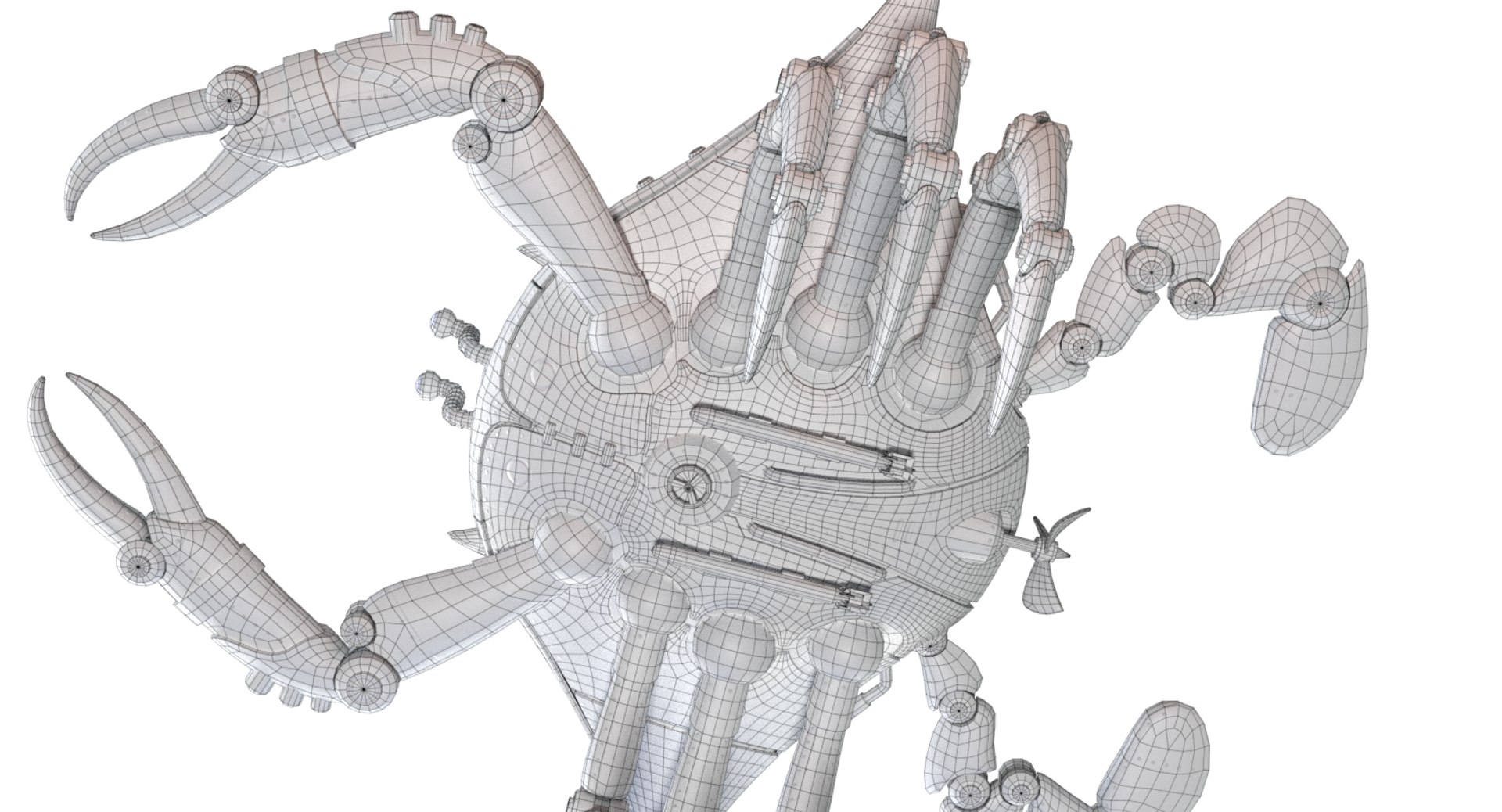 3D Submarine Mechanical Crab - TurboSquid 1421094