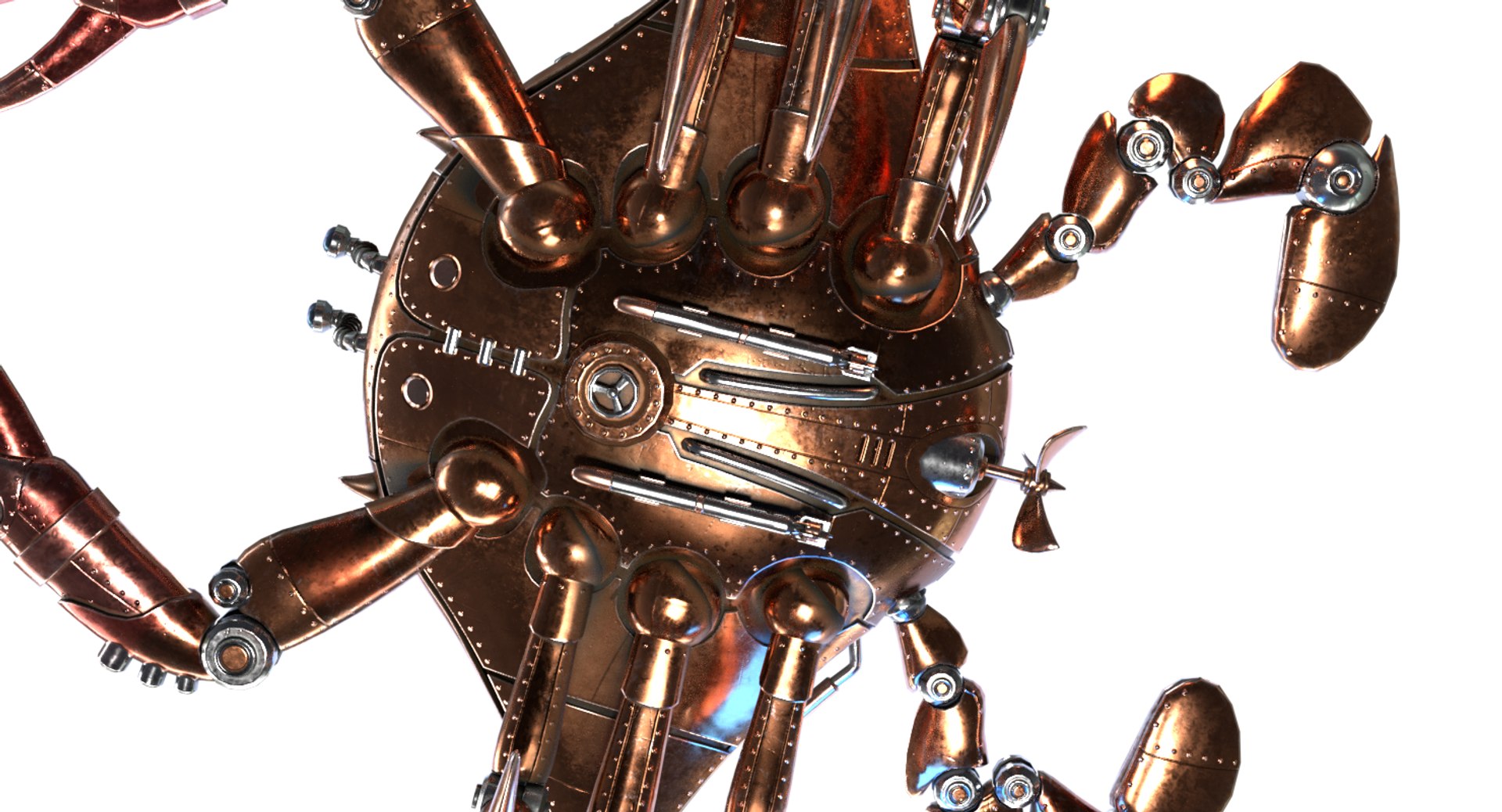 3D Submarine Mechanical Crab - TurboSquid 1421094