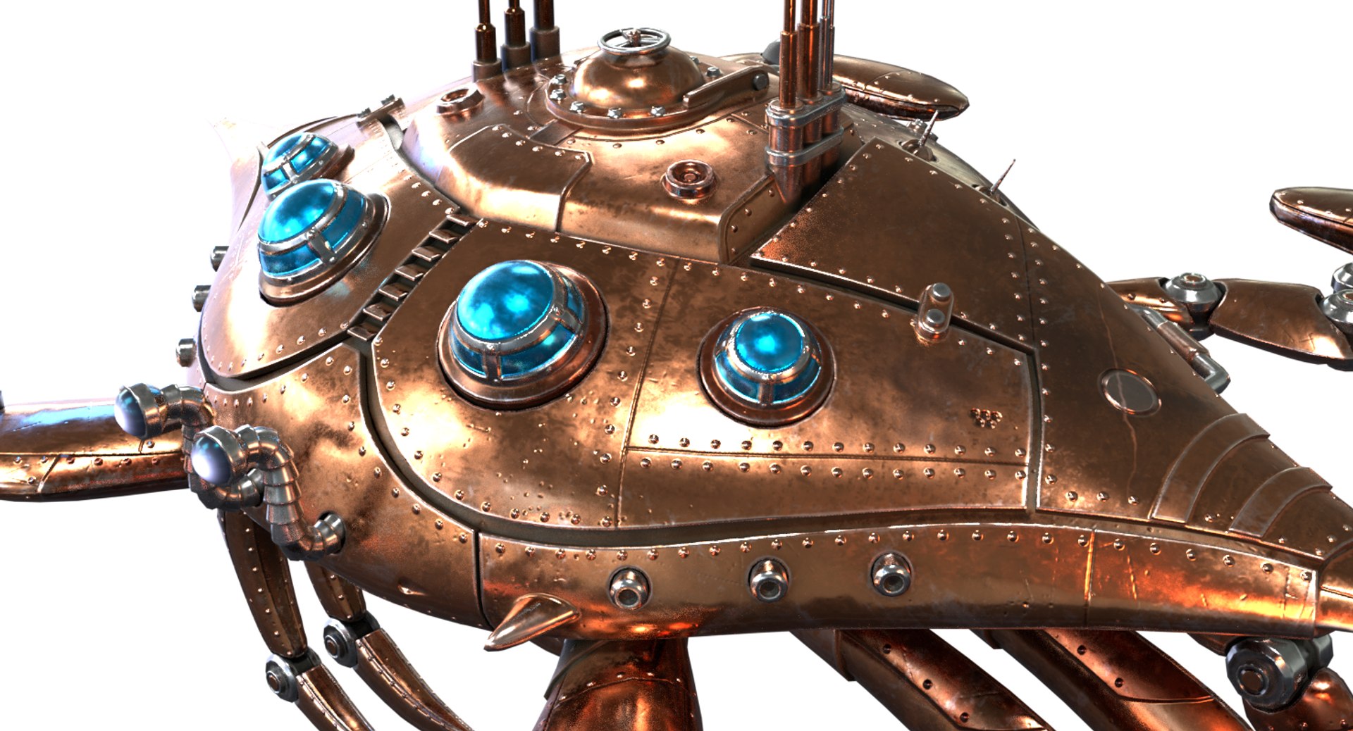 3D Submarine Mechanical Crab - TurboSquid 1421094