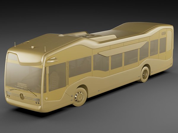 mercedes future bus 3d model