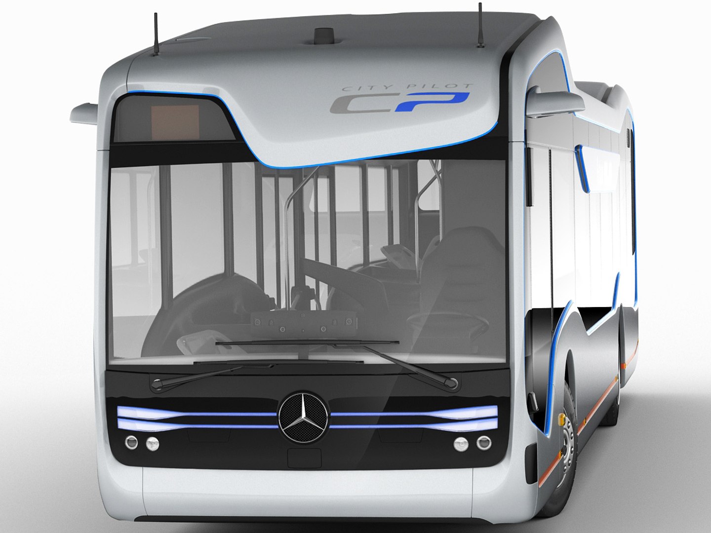 mercedes future bus 3d model