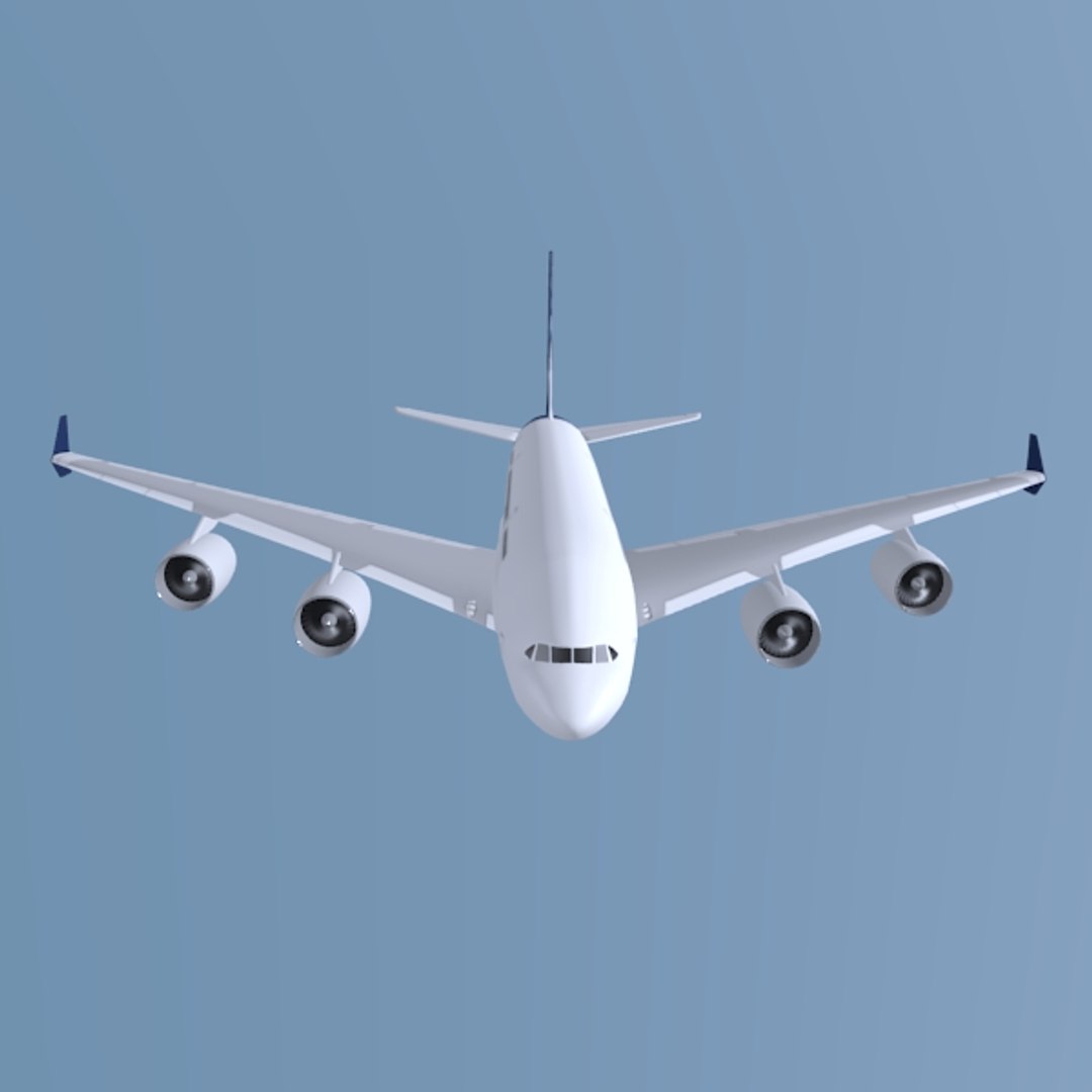 3d Airbus A380 Model