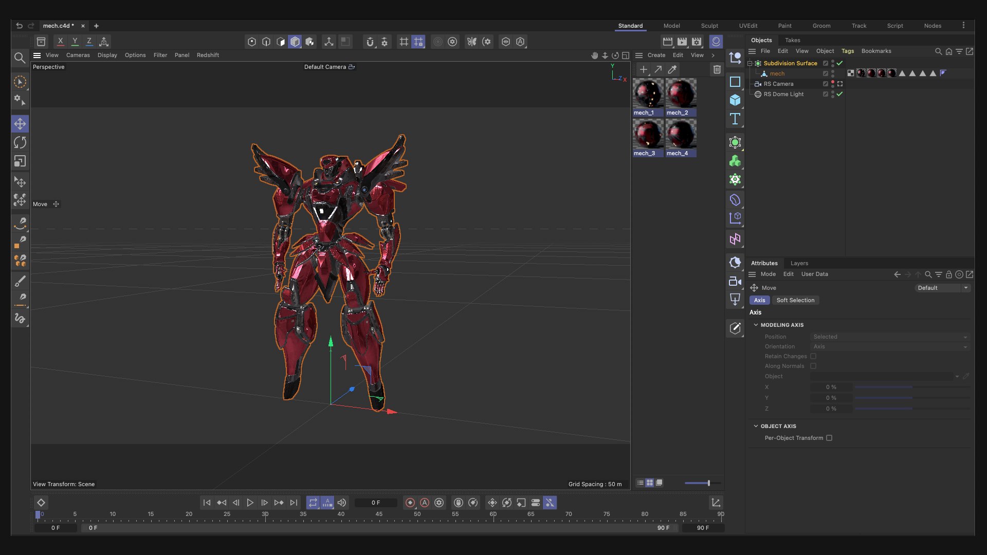 Mech 3 3D Model - TurboSquid 2121635