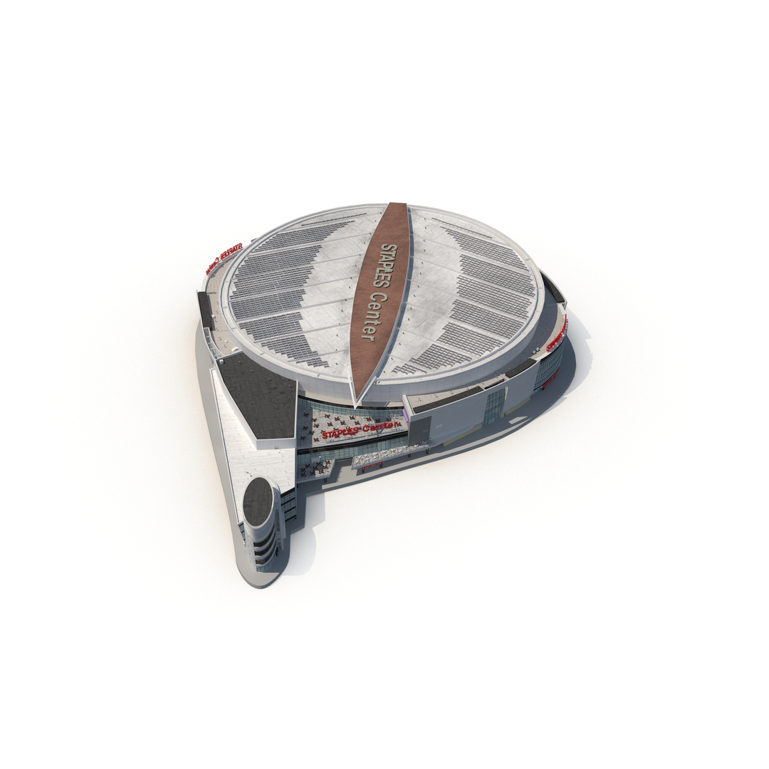 3d Staples Center Model