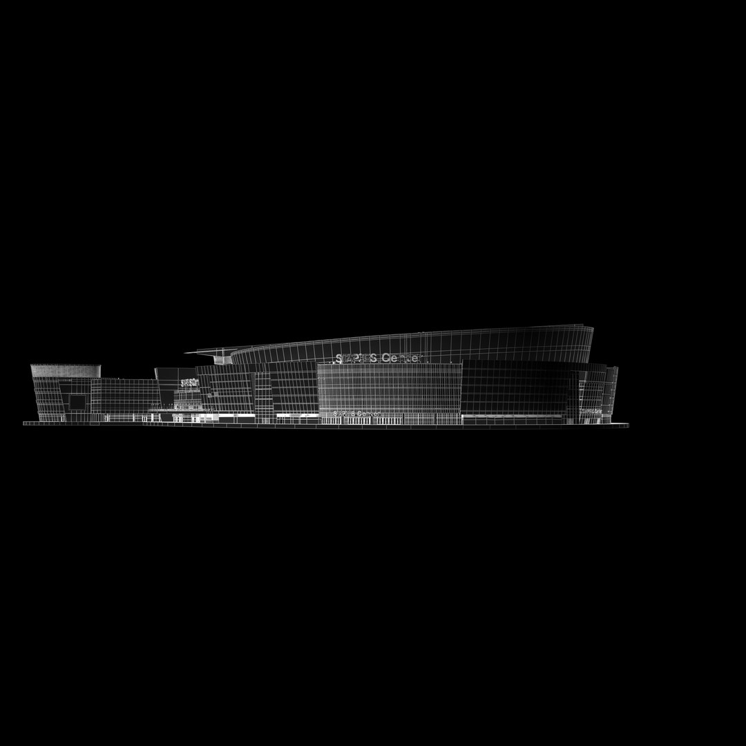 3d Staples Center Model