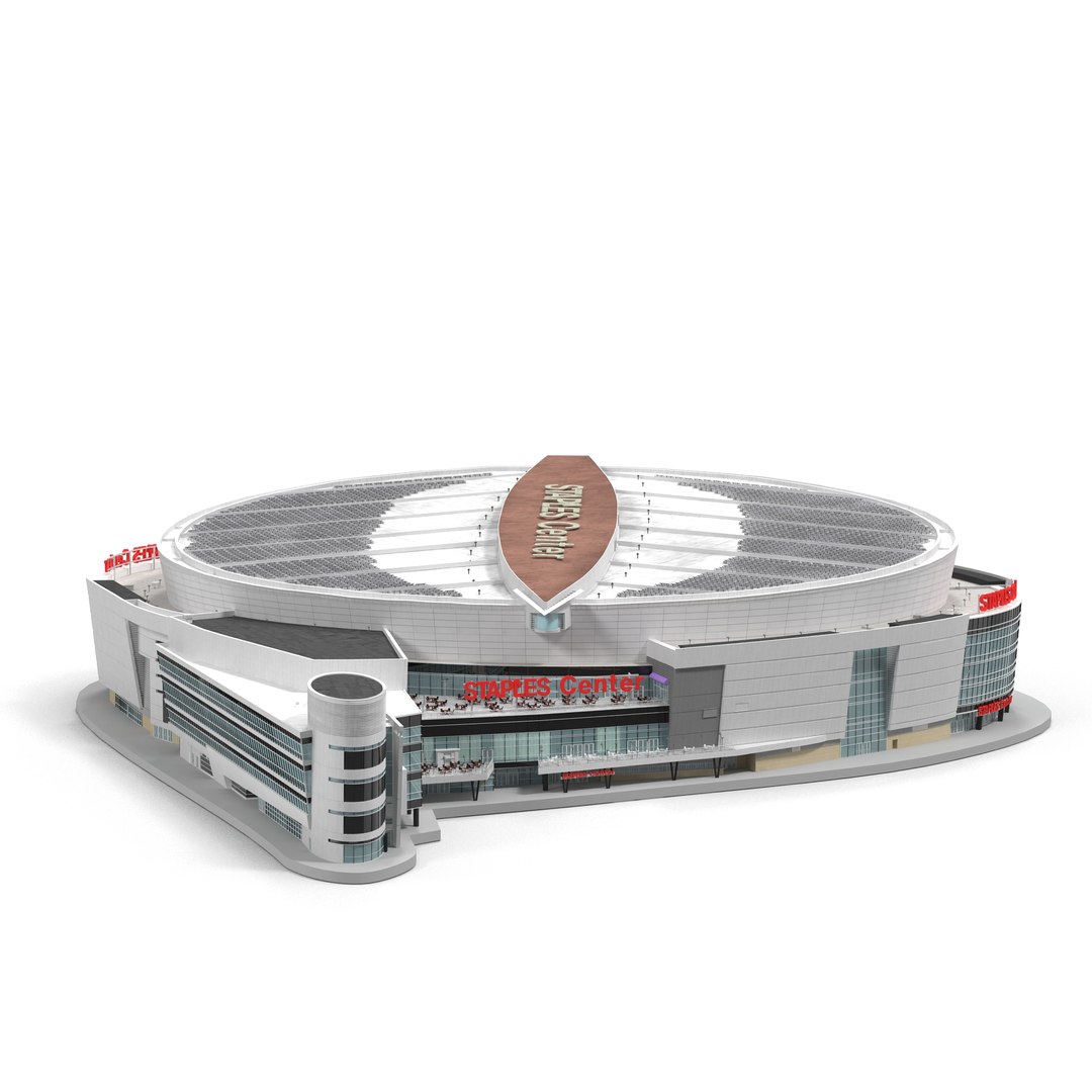 3d Staples Center Model