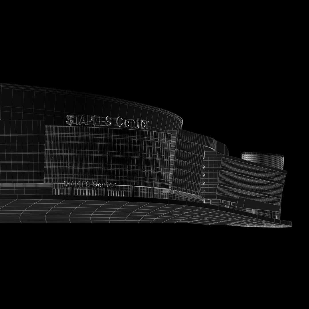 3d Staples Center Model