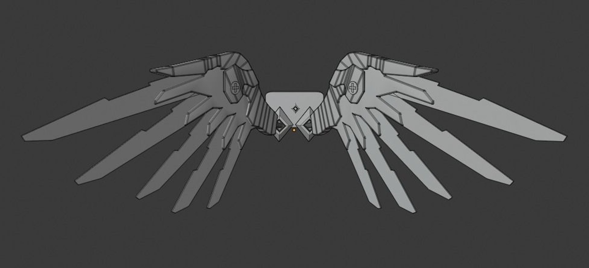 Mercy Wings 3D Model - TurboSquid 2133513