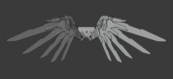 modelo 3d alas de misericordia - TurboSquid 2133513