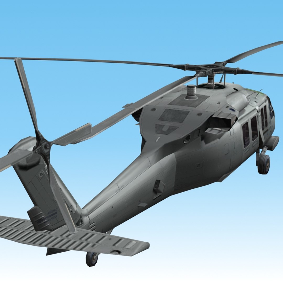 Blackhawk Cockpit 3d Model