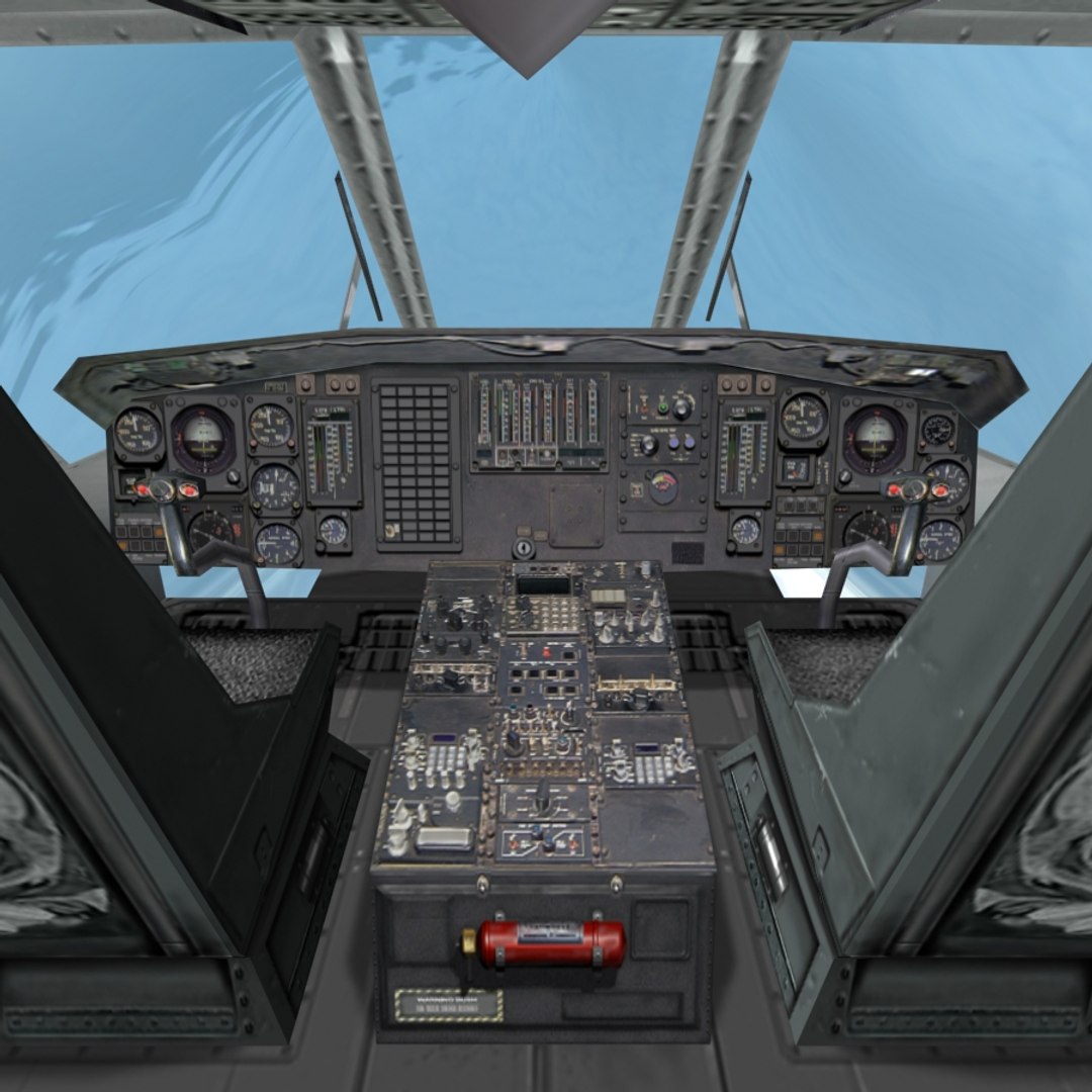 Blackhawk Cockpit 3d Model
