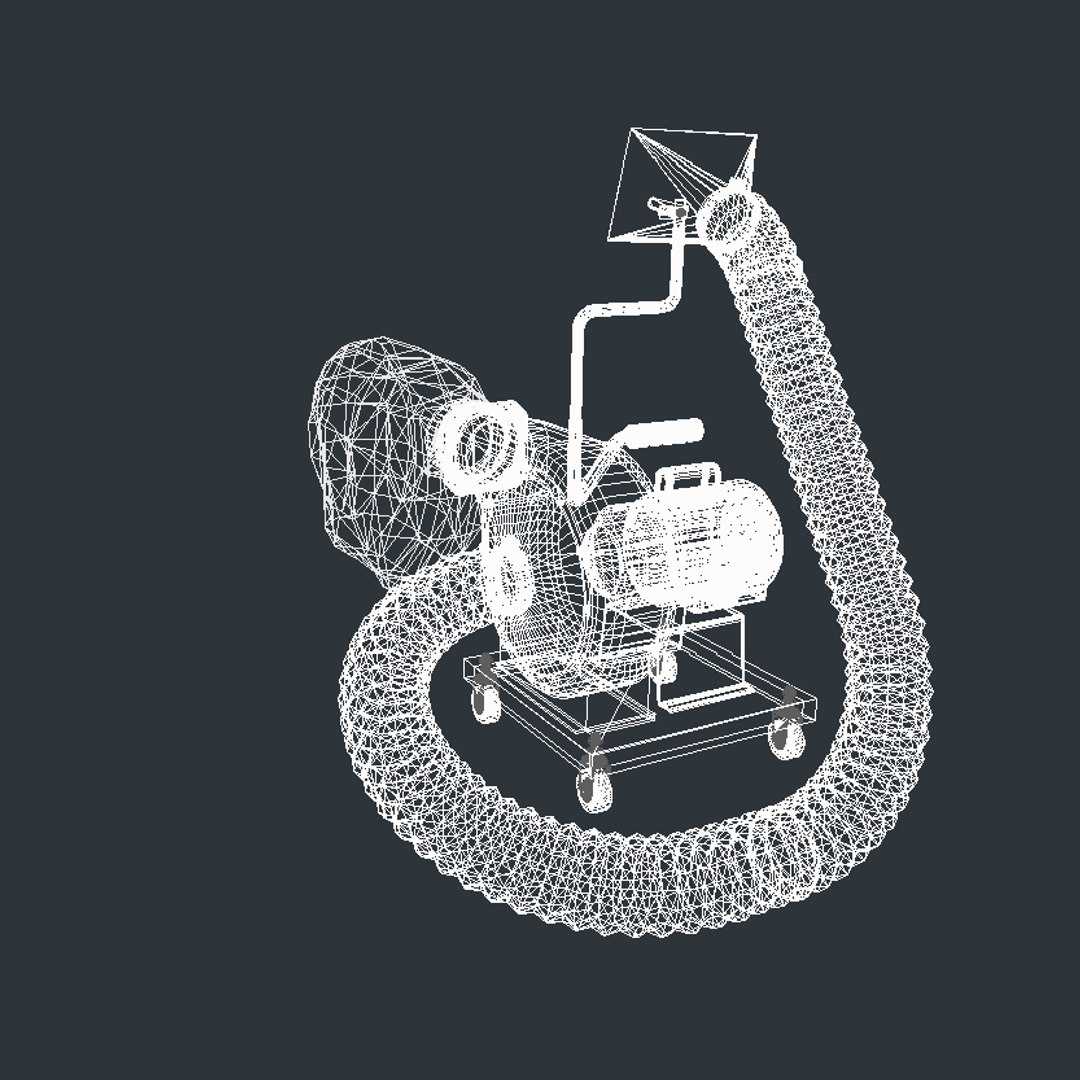 3d Model Machines Dust