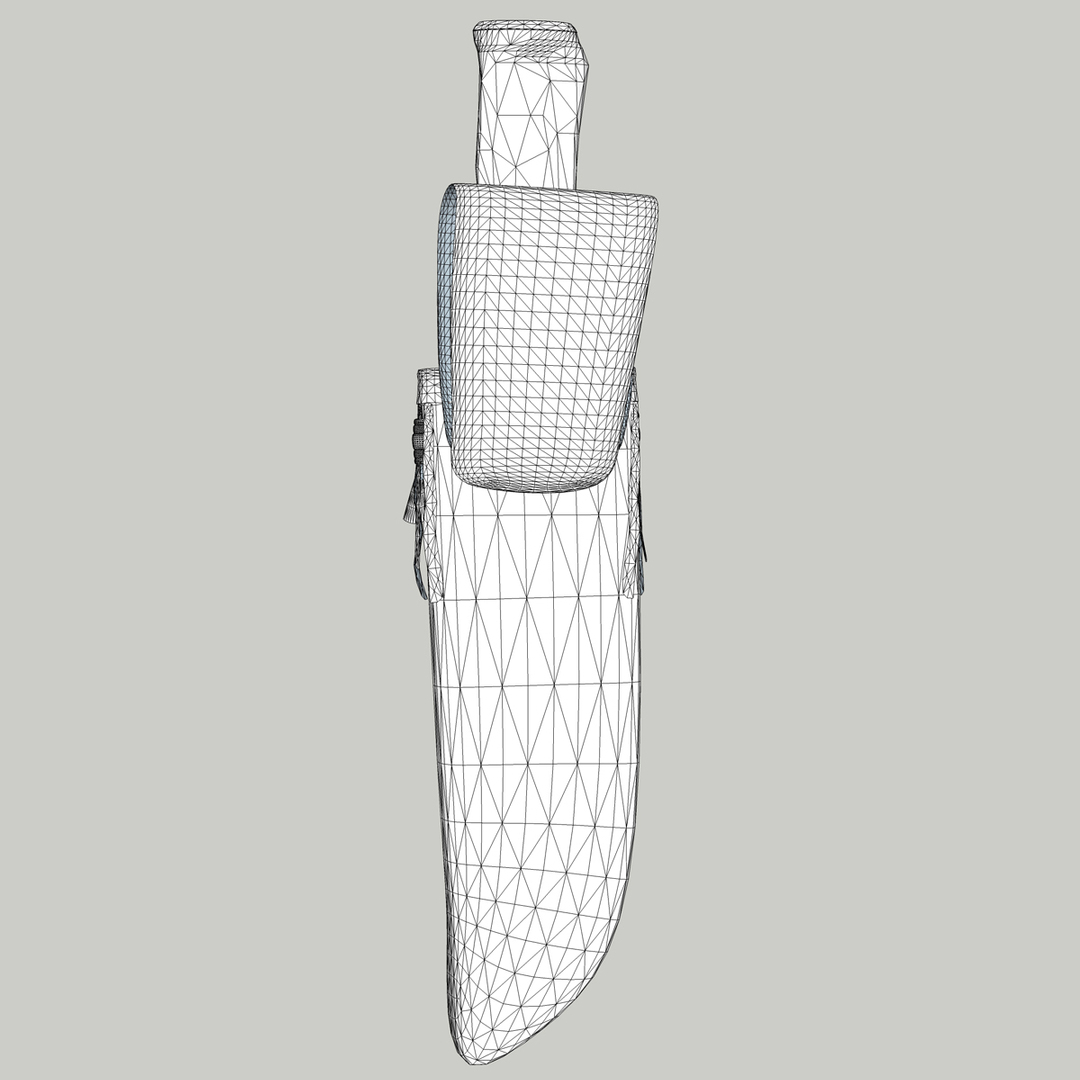 sheath knife 3d model