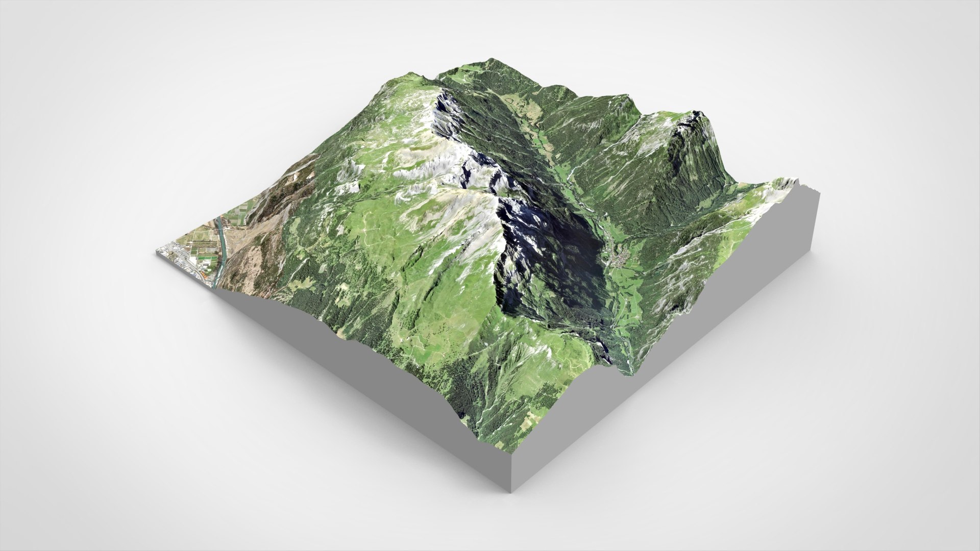 Mountain Calanda Glarus Alps Switzerland Model - TurboSquid 2392125