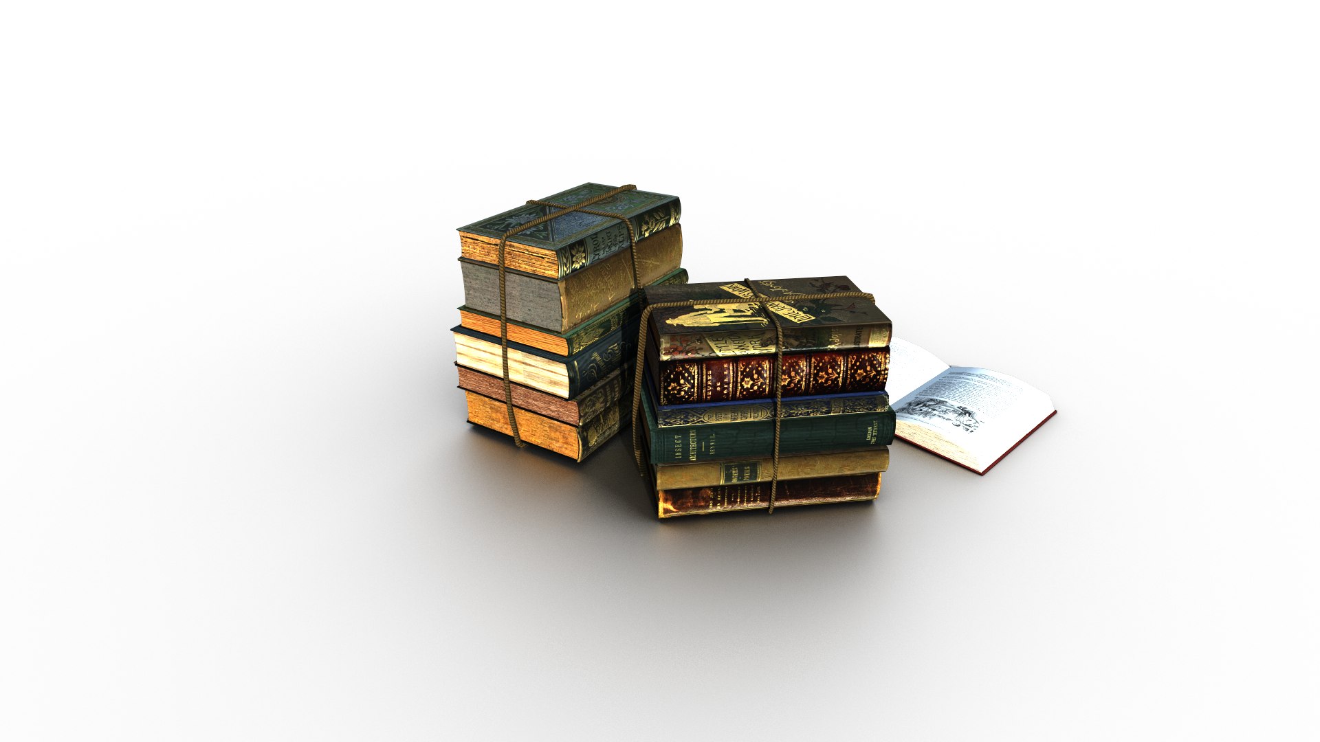 3D Old Historical Books PBR Low-poly 3D Model Model - TurboSquid 1850831