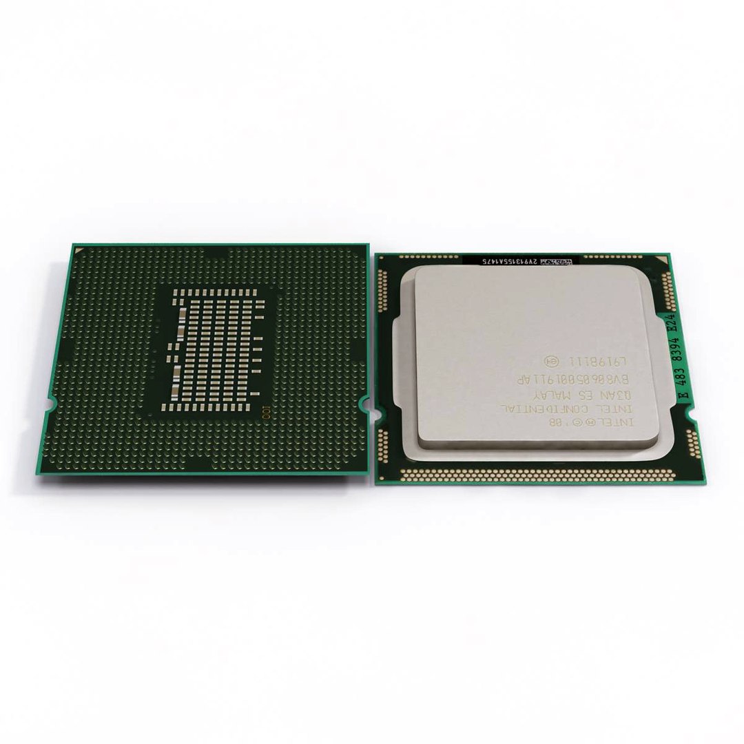 Intel Core I5-750 3d Model