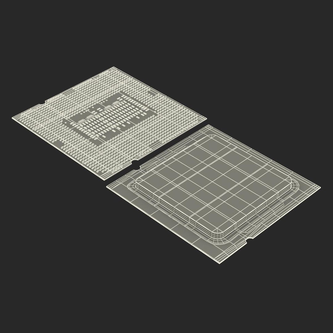 Intel Core I5-750 3d Model