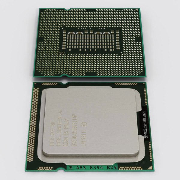 intel core i5-750 3d model