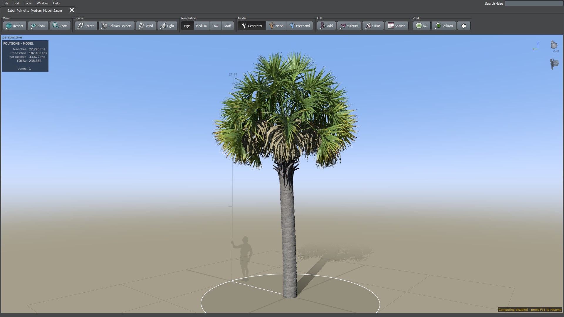 3D Set Of Sabal Palms Model - TurboSquid 1973723