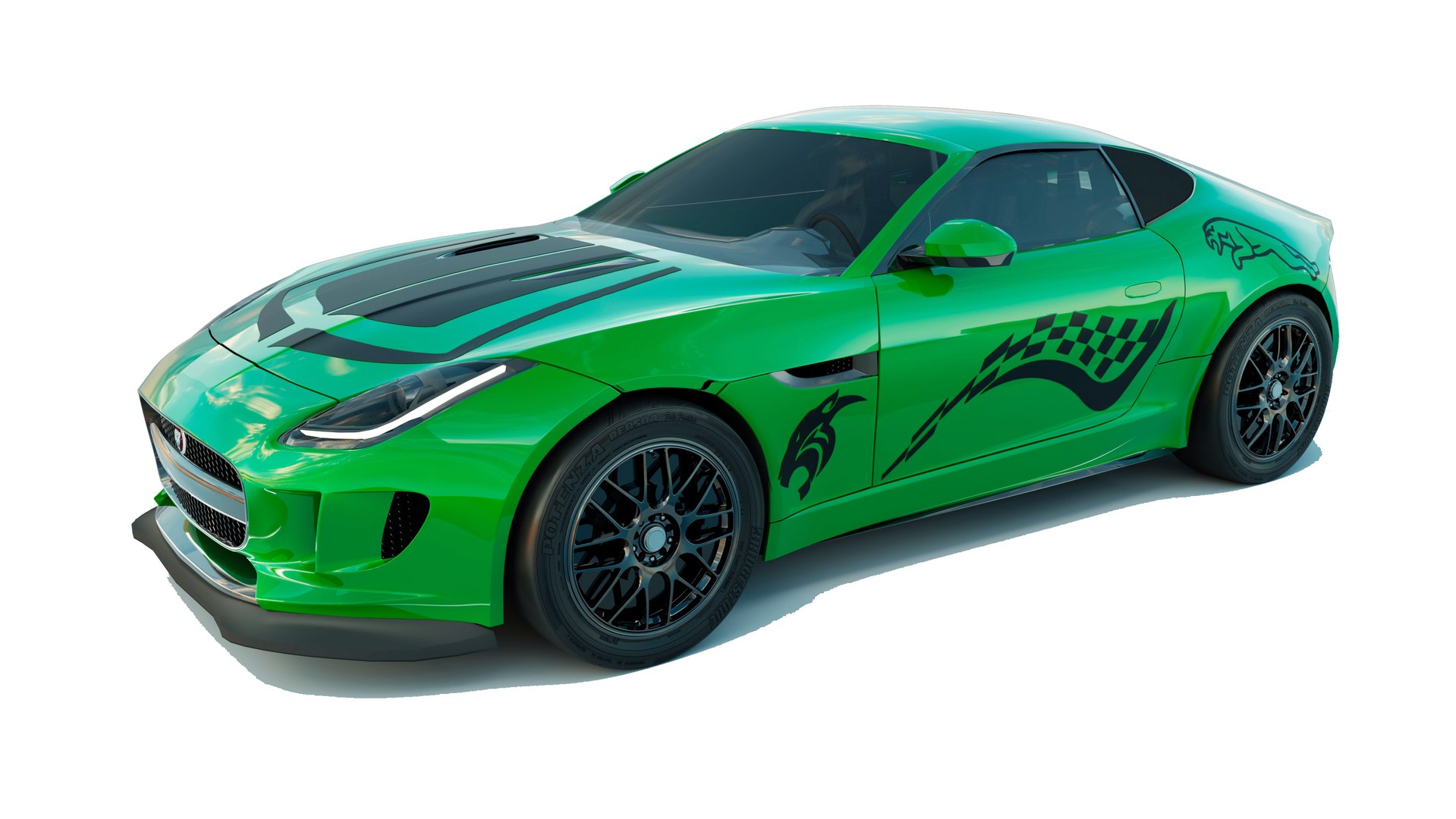 Jaguar F-Type Racing Edition 3D Model - TurboSquid 1998855