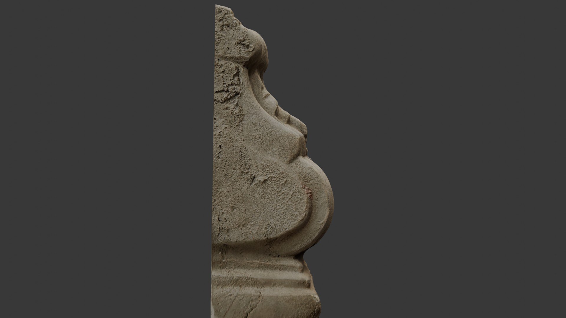 3D Model Ornamental Stone Corbel 3D Scan - TurboSquid 2404524