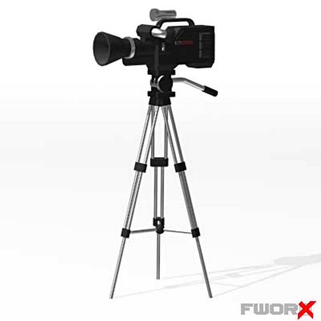Tv Camera 3d Model