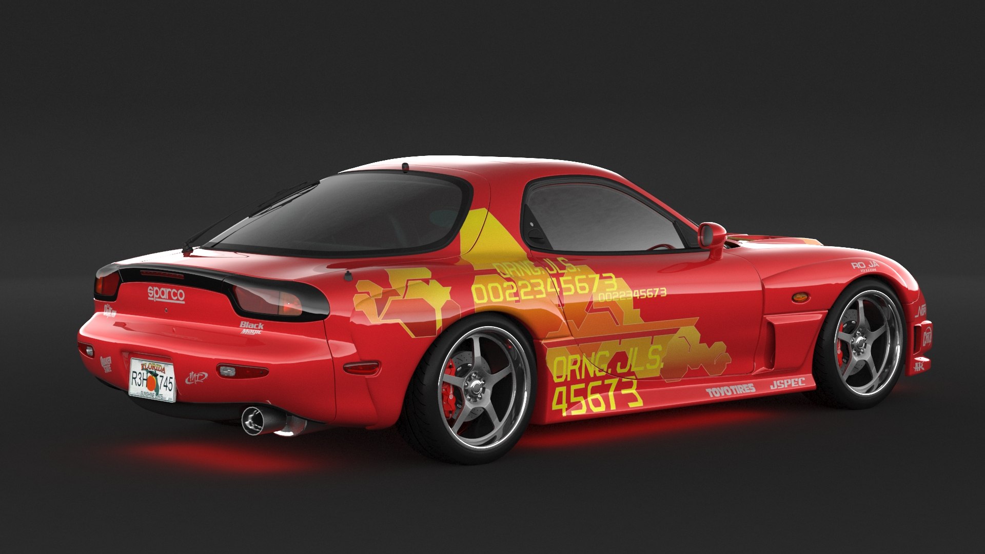 Mazda RX-7 3D - TurboSquid 2092434