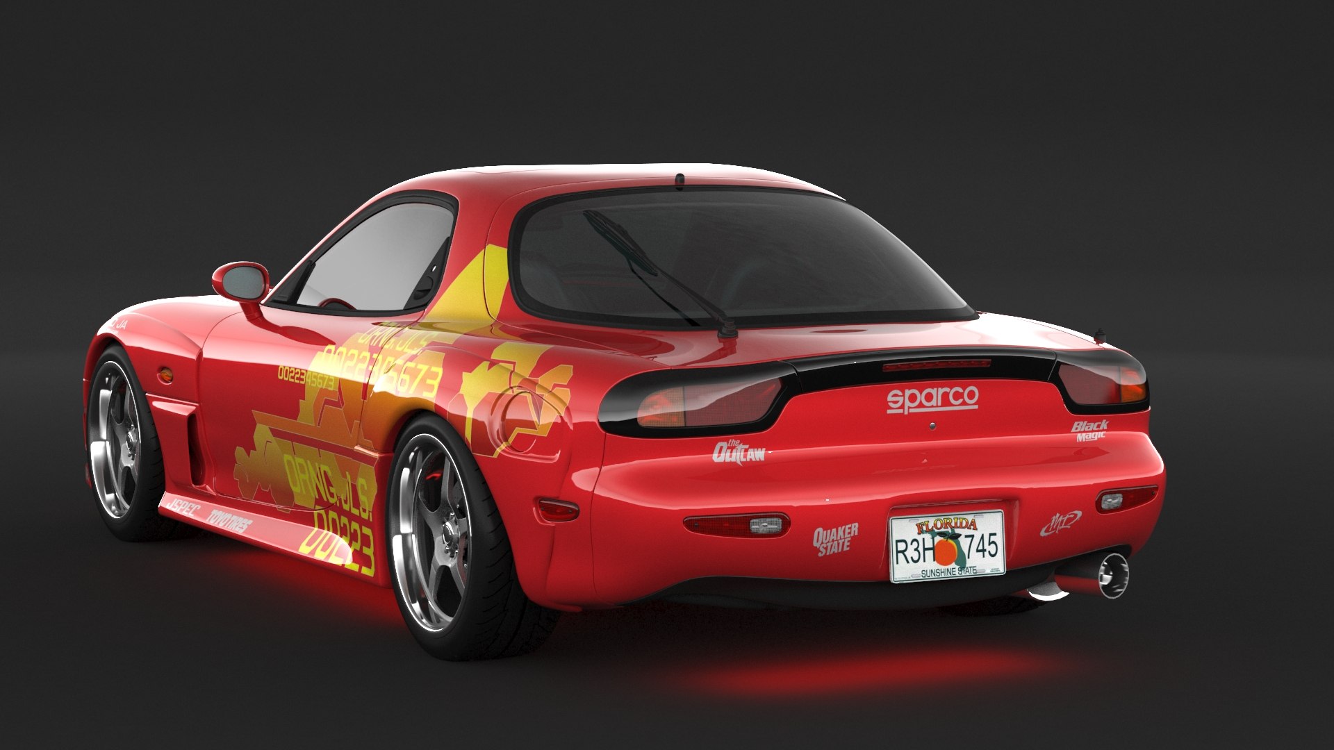 Mazda RX-7 3D - TurboSquid 2092434