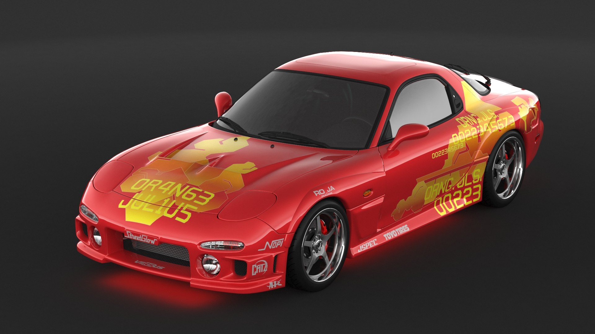 Mazda RX-7 3D - TurboSquid 2092434