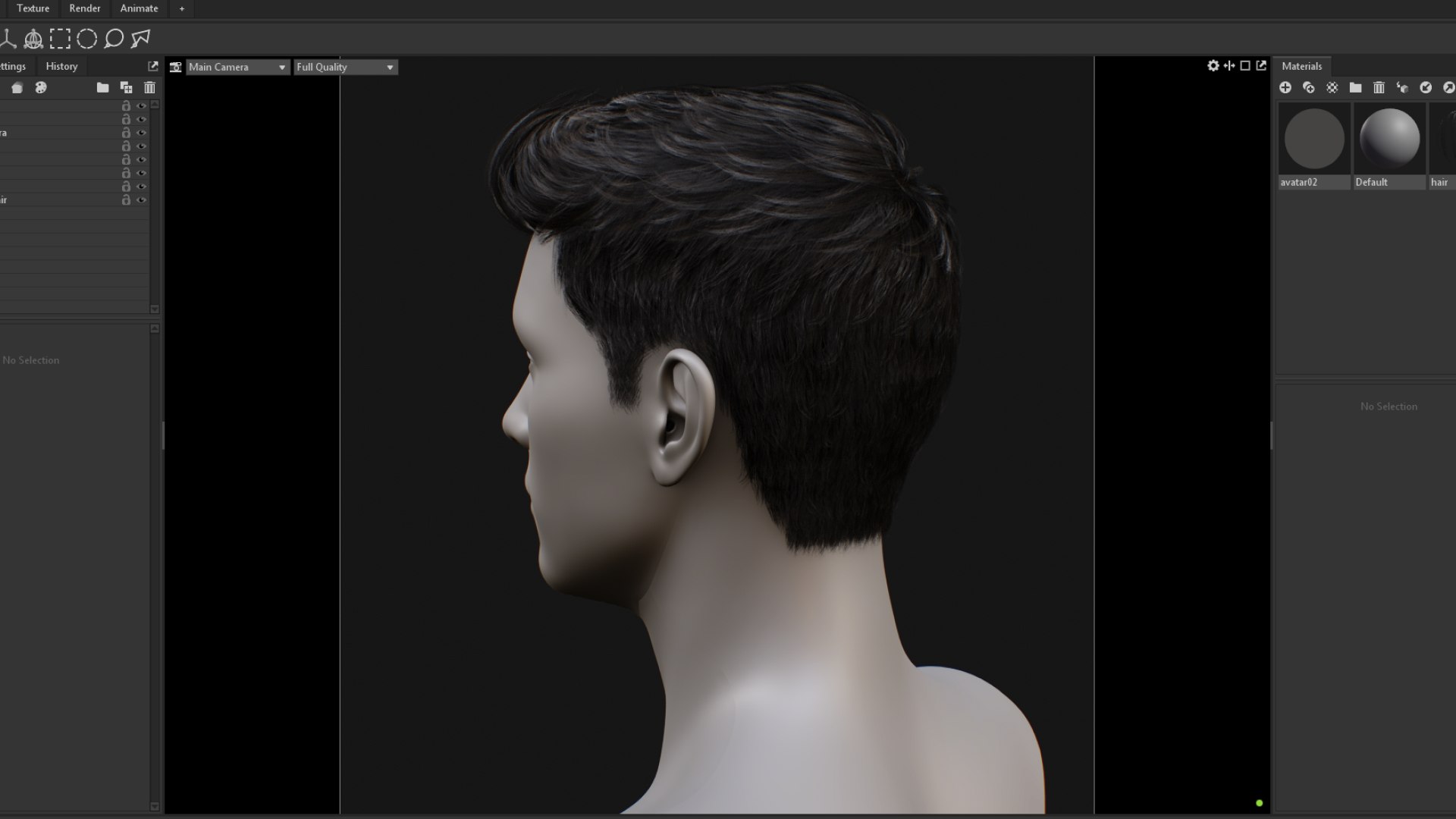 Real Time Hair Card Male Hairstyle 3D Model - TurboSquid 2157285
