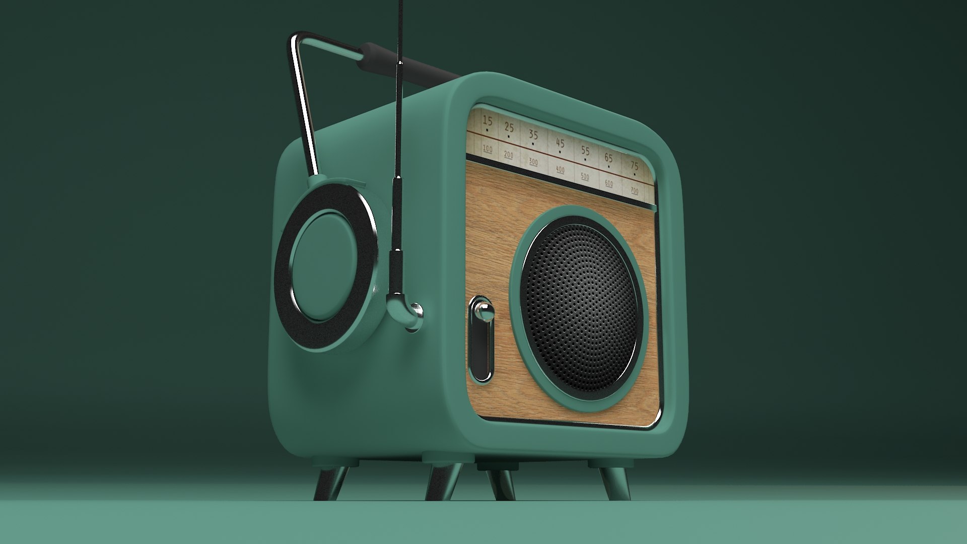 Old Radio Model - TurboSquid 2027651