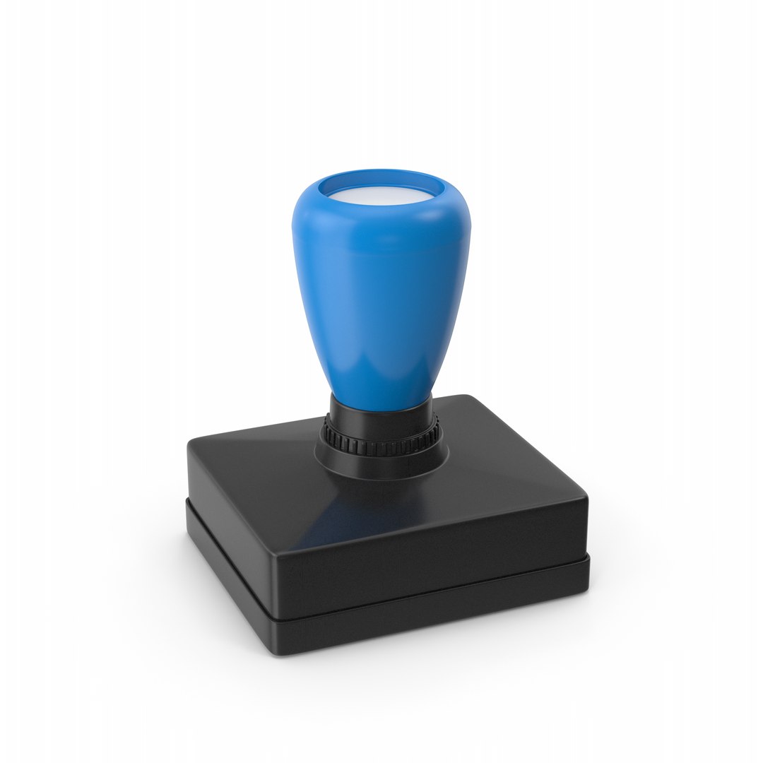 Rubber Stamp 3D Model - TurboSquid 1849081