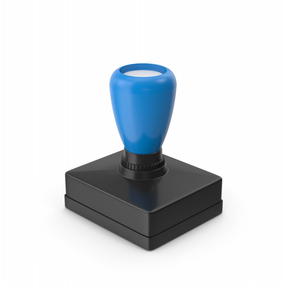 Rubber Stamp 3D Model - TurboSquid 1849081