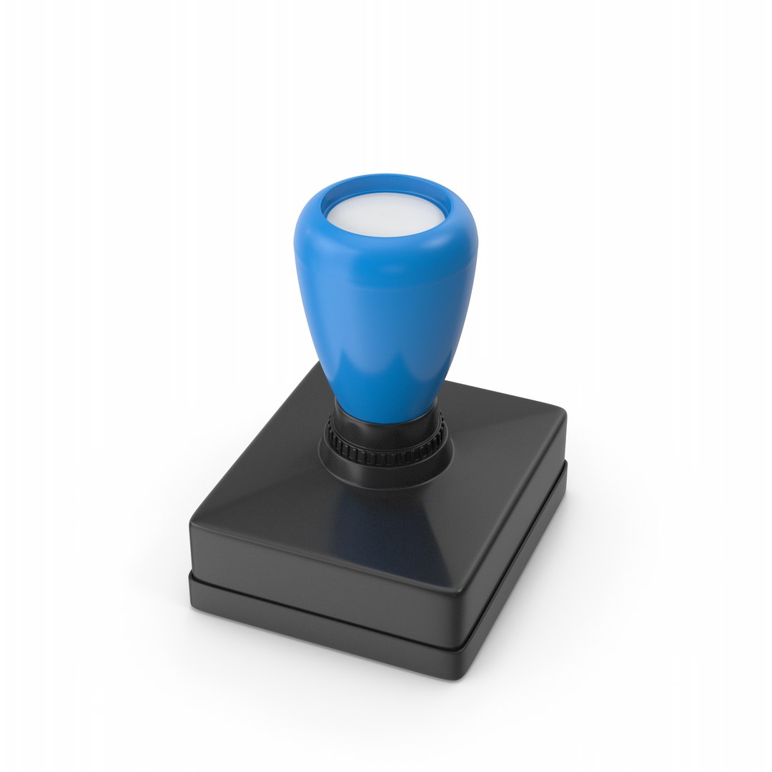Rubber Stamp 3D Model - TurboSquid 1849081