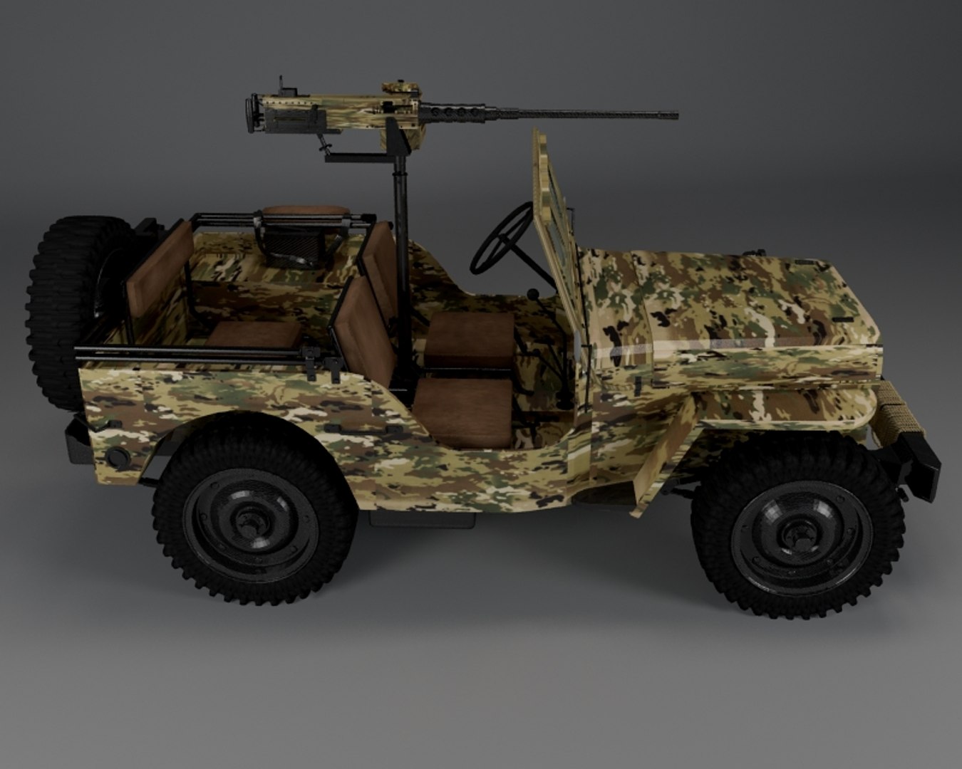 Jeep army 3D model - TurboSquid 1513506