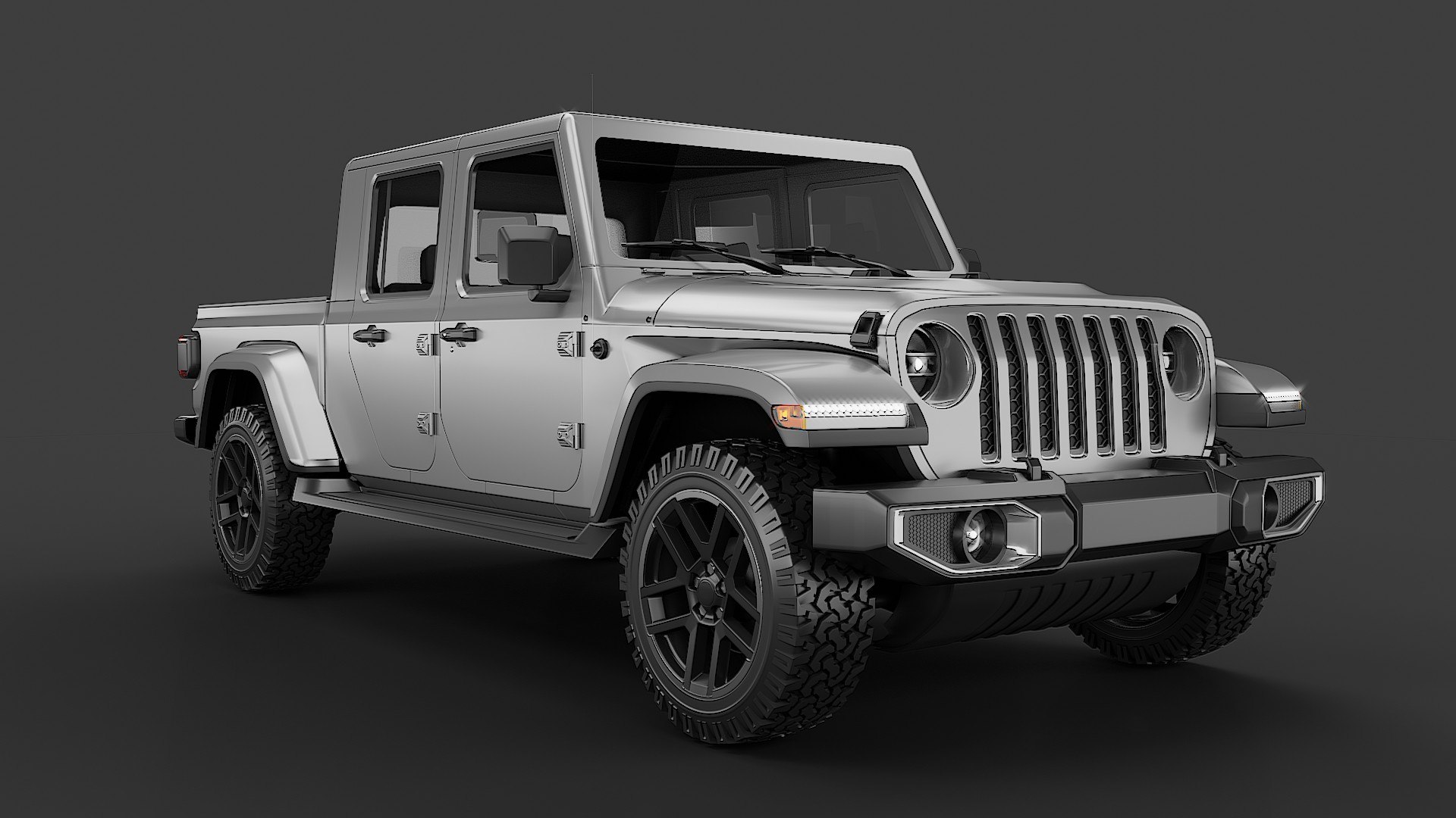 2019 Jeep Gladiator 3D Model - TurboSquid 1718046