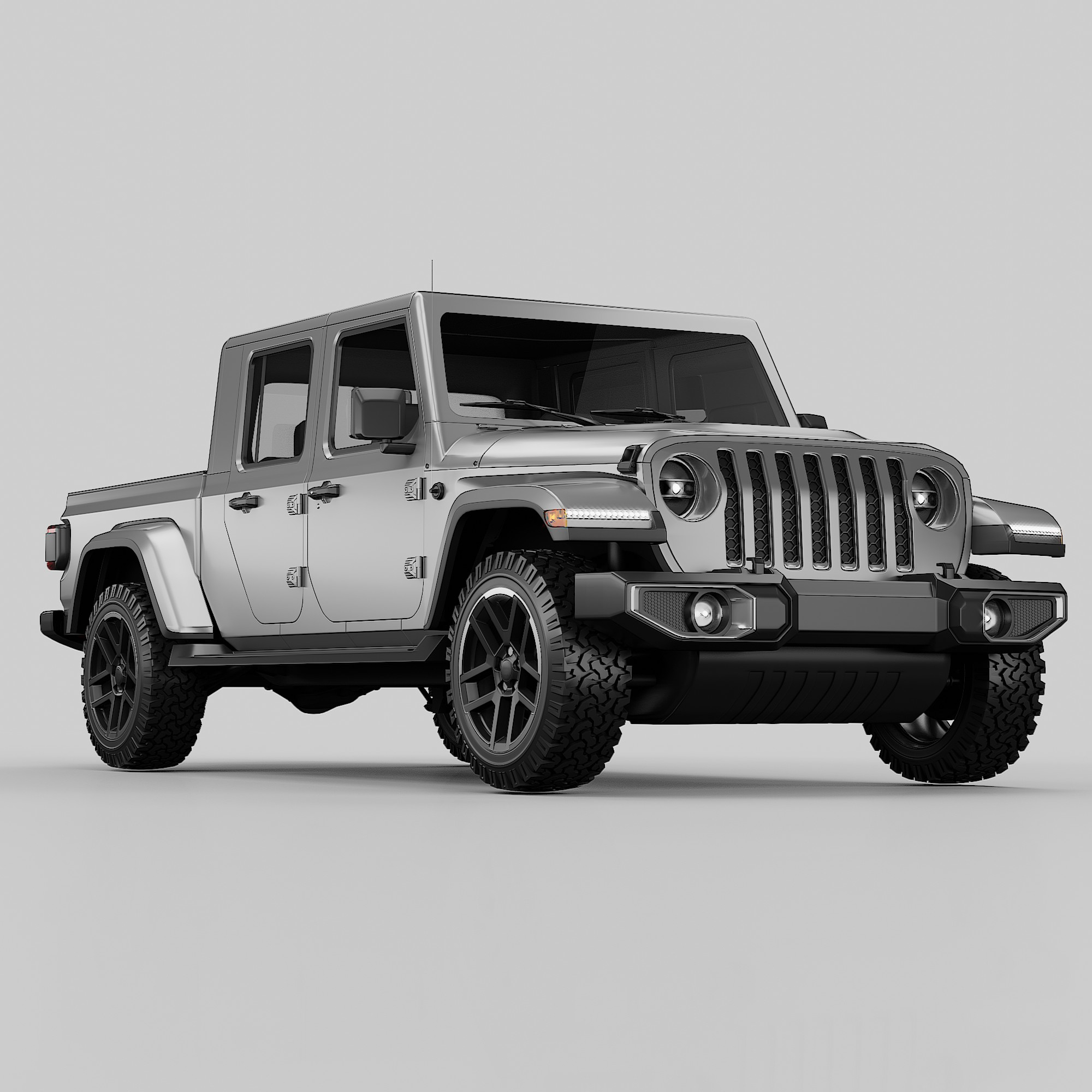 2019 Jeep Gladiator 3D model - TurboSquid 1718046