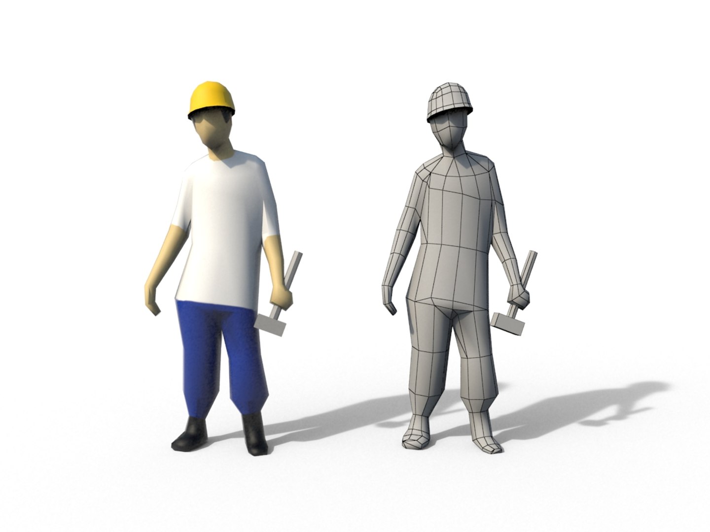 Industrial Workers 3D - TurboSquid 1290699