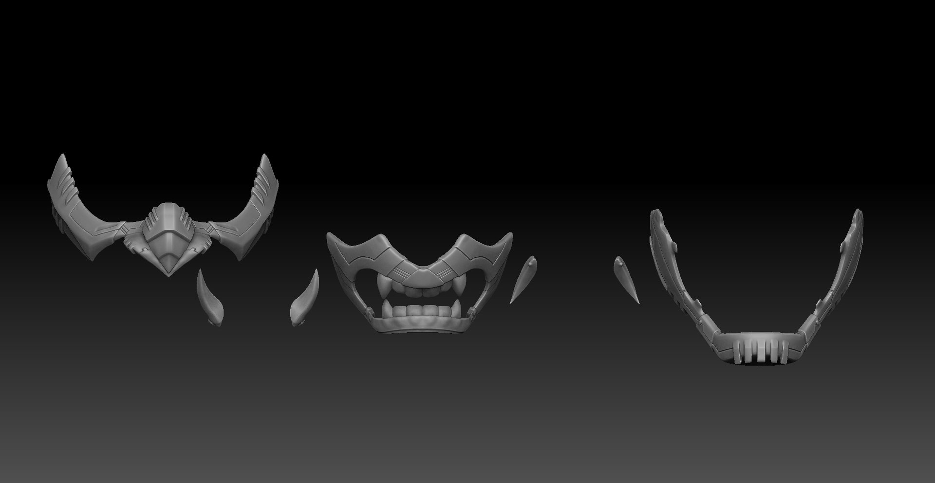 3D Cyber Punk Mask Model - TurboSquid 1972594